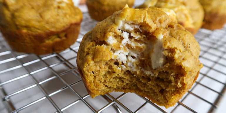 CRUSH IT! Café: Pumpkin Cream Cheese Muffins– Core Nutritionals