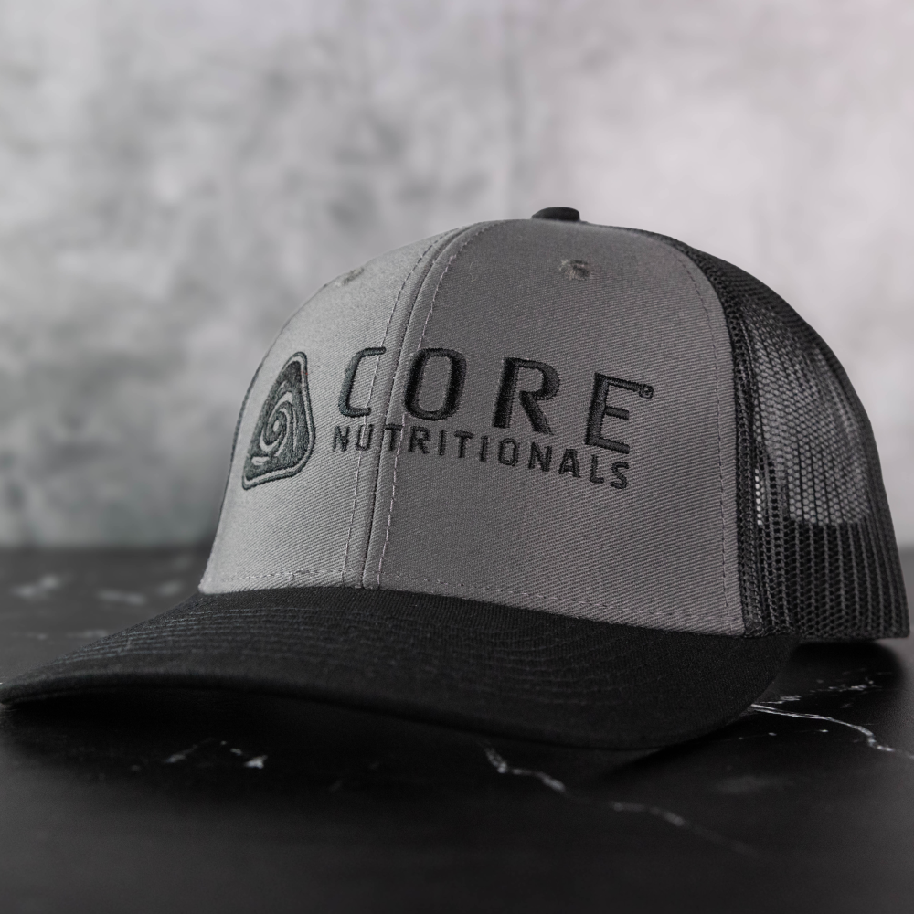 Black and Gray Snapback Hat – Core Nutritionals